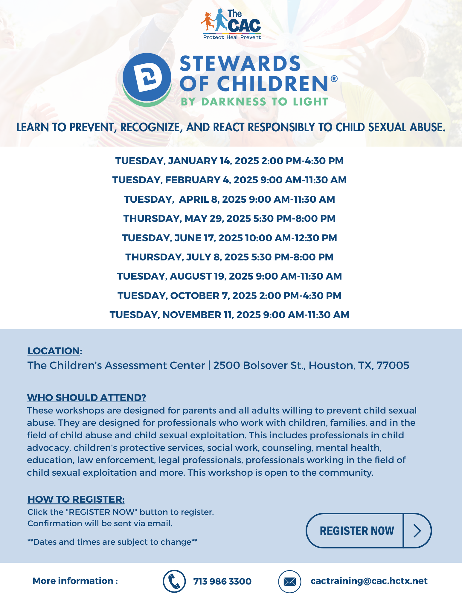 Events for December 2025 – Children's Assessment Center